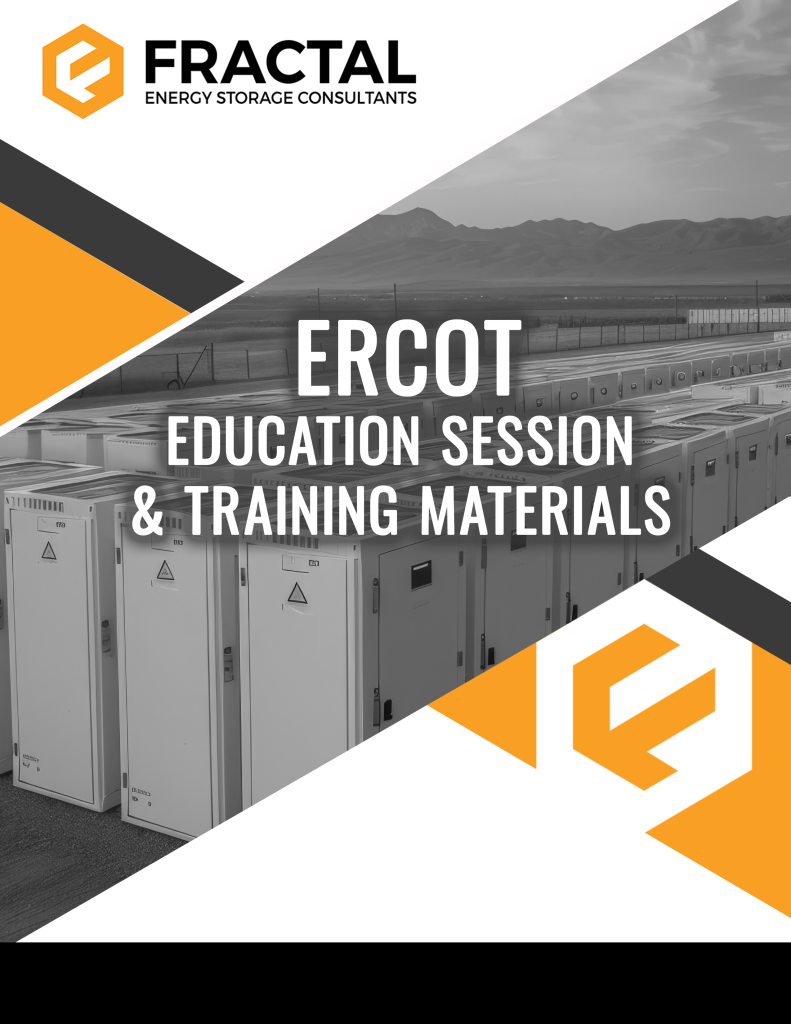 ERCOT Market Training - Fractal Energy Storage Consultants